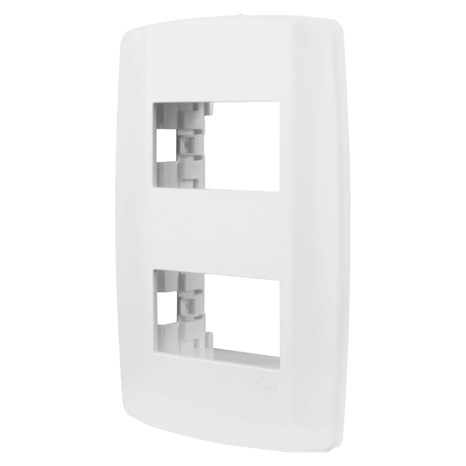 PLACA 4X2 2 MODULOS SEPAR HORIZ. C/ SUPORTE - SLIM